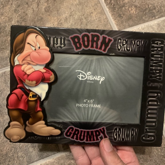 Disney | Accents | Born To Be Grumpy Walt Disney World Photo Frame 4x6 ...